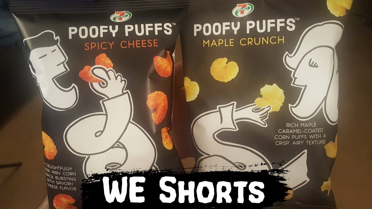 WE Shorts - 7-Eleven Poofy Puffs Spicy Cheese & Maple Crunch - YouTube