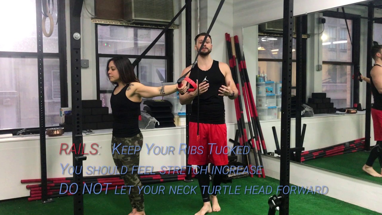 TRX Chest Stretch (Add This To Chest Day) - YouTube