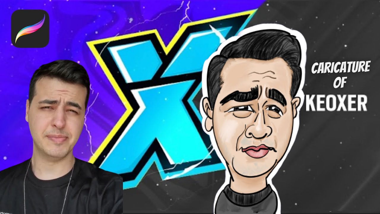 Caricature of aria keoxer ! کاریکاتور آریا کئوکسر - YouTube