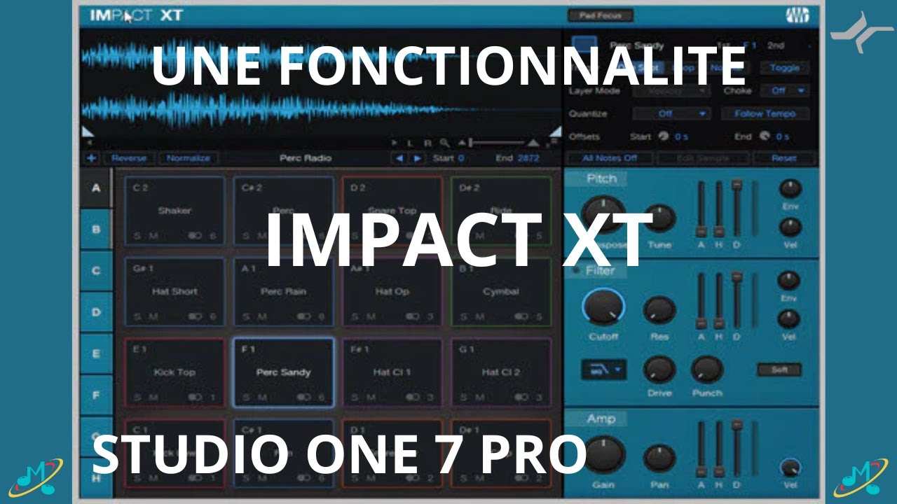 Une fonctionnalité Impact XT dans Studio One - YouTube