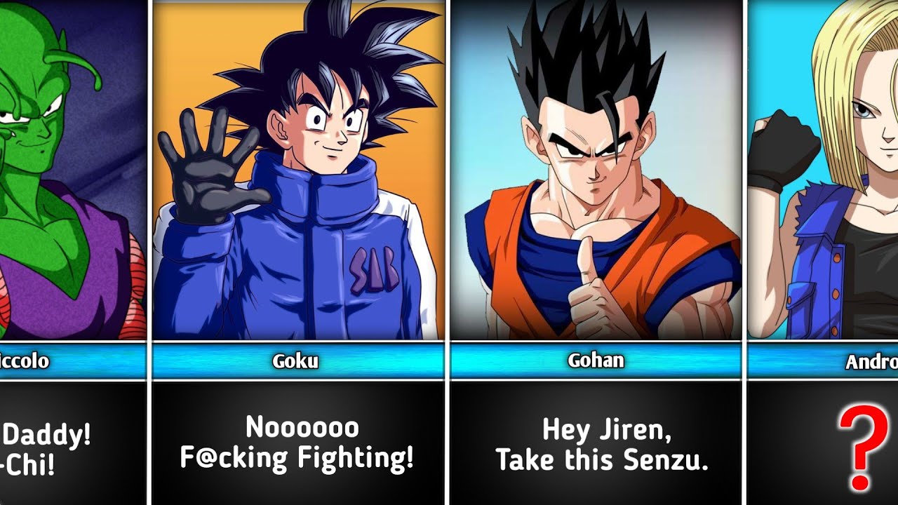 Dragon Ball Characters in The Parallel Universe - YouTube