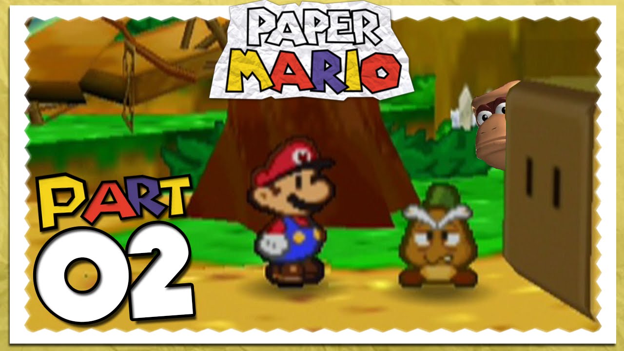 Paper Mario - Gameplay Walkthrough Part 2 | Goompa's Hammer (N64) - YouTube
