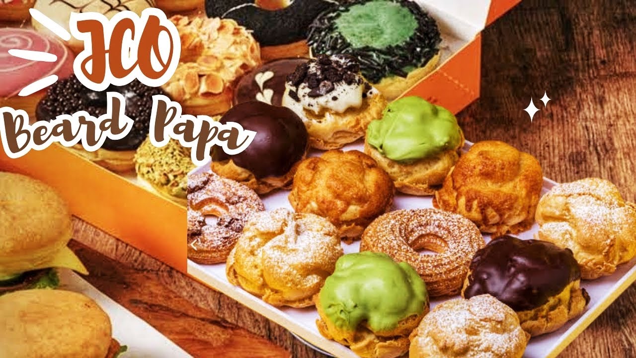 Beard Papa’s dan JCO Donuts Dua toko Roti Yang Selalu Ramai - YouTube