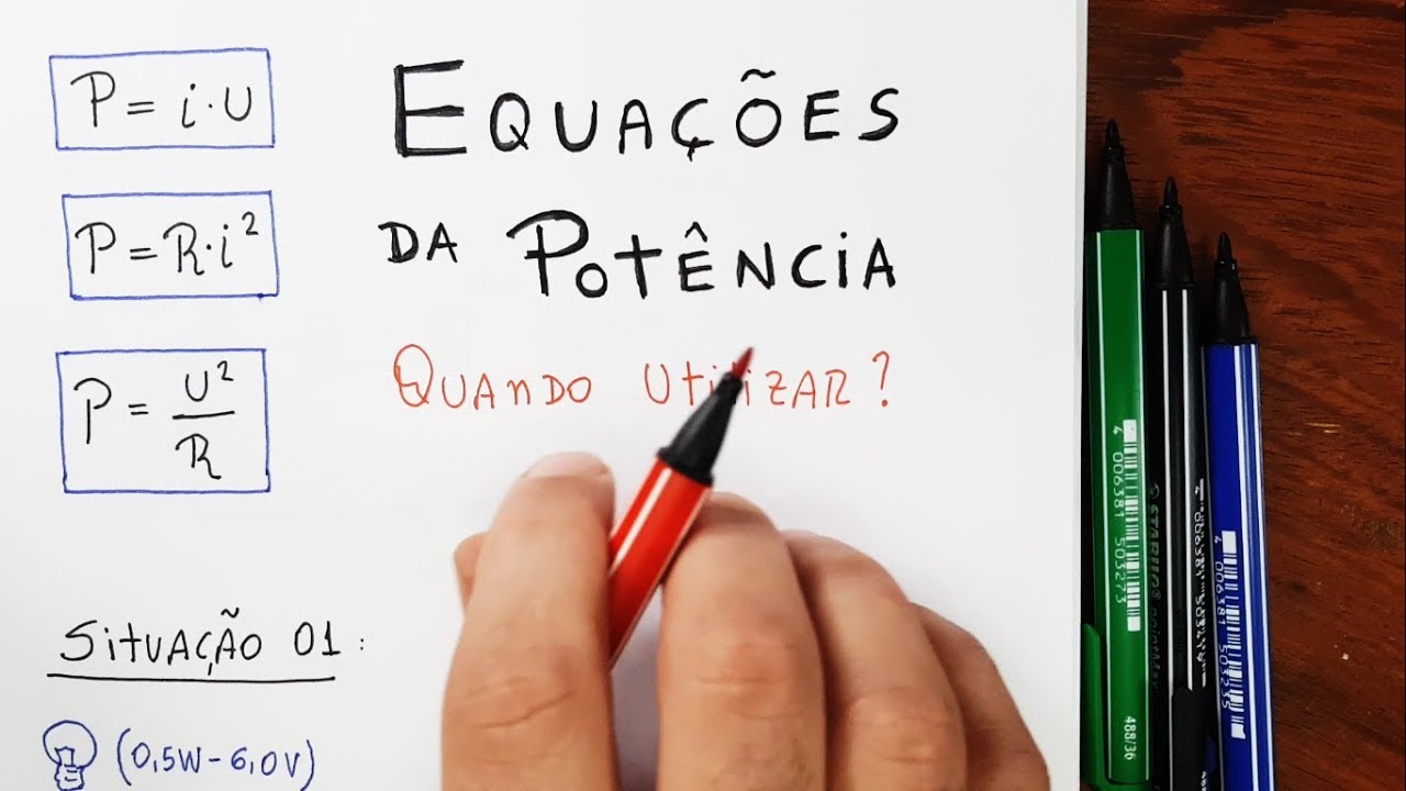 Equações da Potência Elétrica - Aprenda a Utilizar (# Técnica 04 de 10 ...