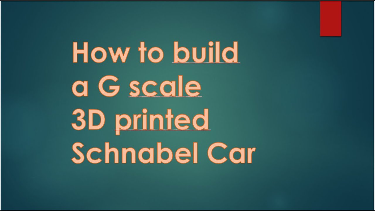How to build a Schnabel Car in G Scale english - YouTube