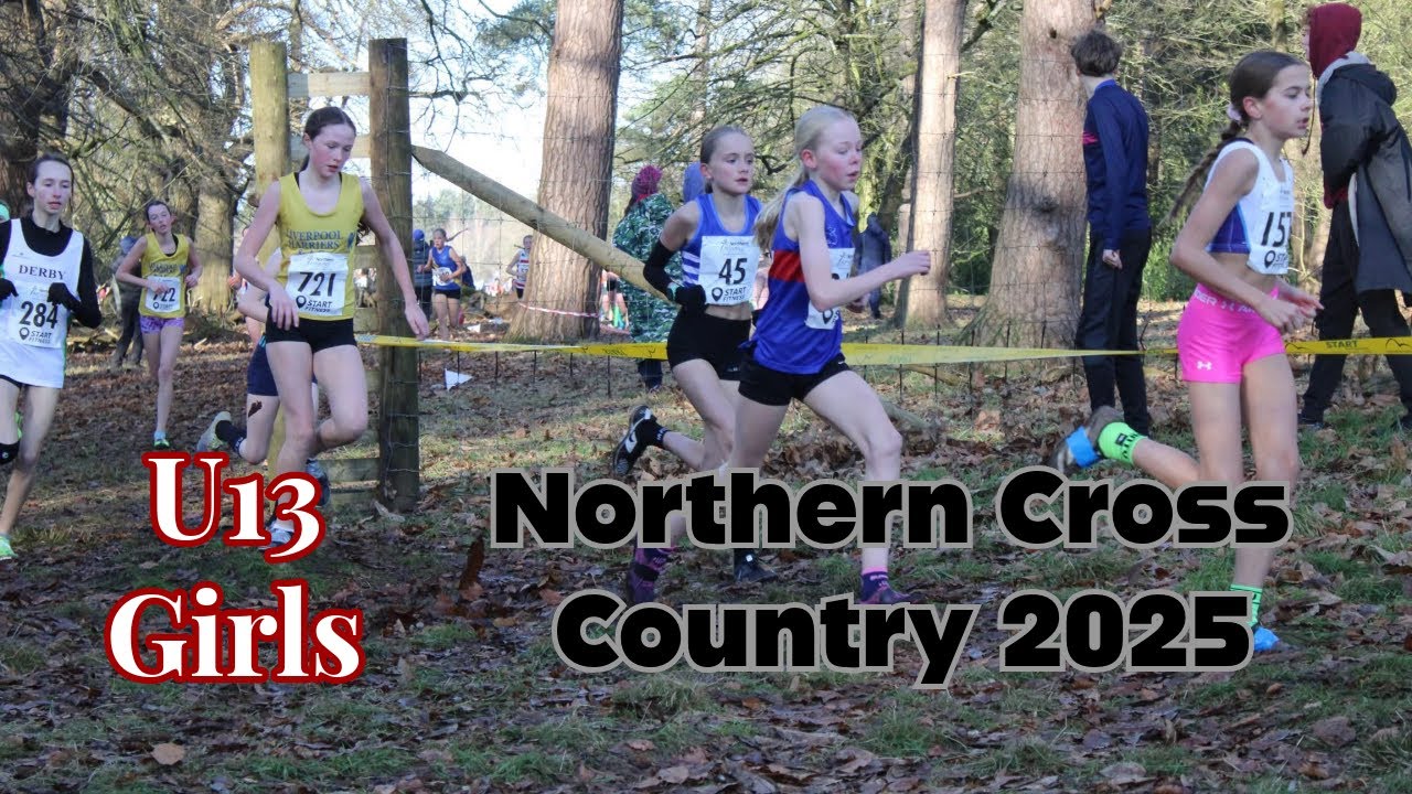 U13G Northern Athletics Cross Country Championships 2025 - YouTube
