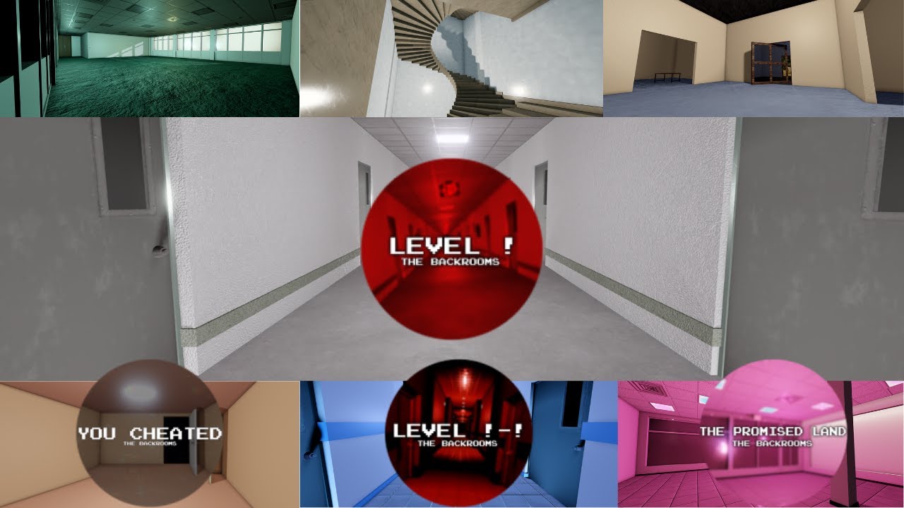 Backrooms [REDACTED] how to beat Level ! and some other levels - YouTube