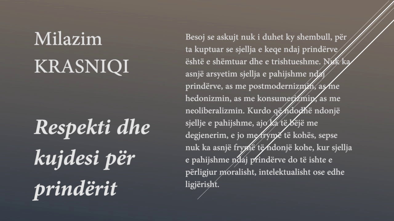 Ese të shkurtëra - Respekti dhe kujdesi për prindërit - YouTube