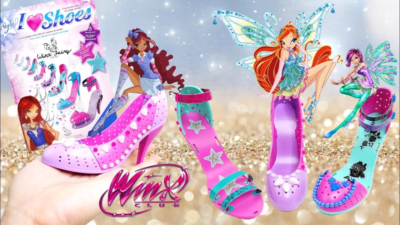 Winx Club DIY How to Design your own Shoe Custom Fashion Heel Kit - YouTube