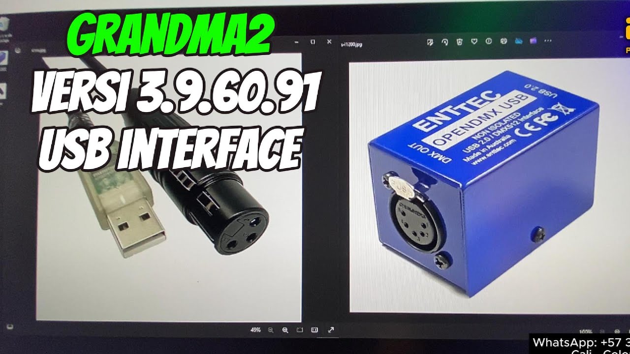 GRANDMA2 VERS 3.9.60.91 USB INTERFACE - YouTube