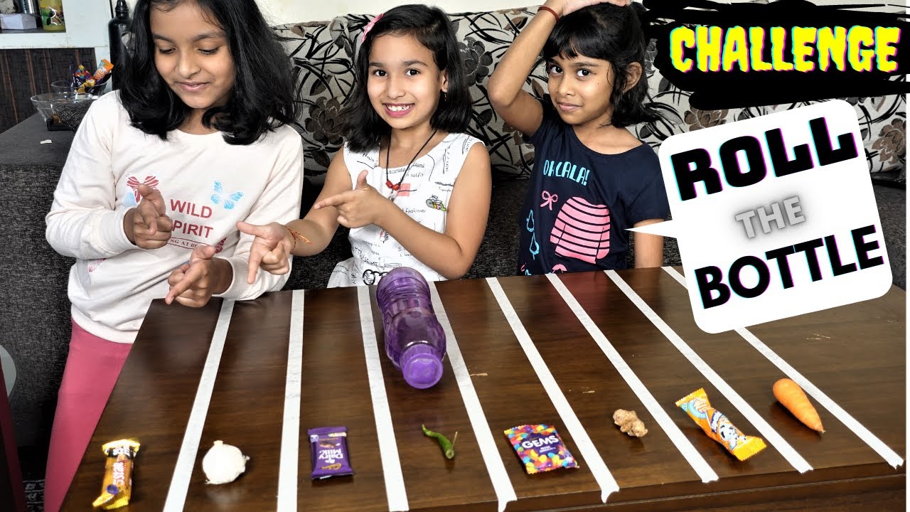 ROLL THE BOTTLE CHALLENGE | Comedy Family challenge | #LearnWithPari ...