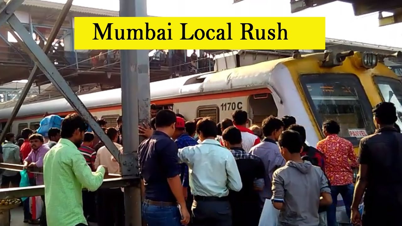How to Mumbaikar Travel During Peak / Rush Hours in Mumbai Local - YouTube