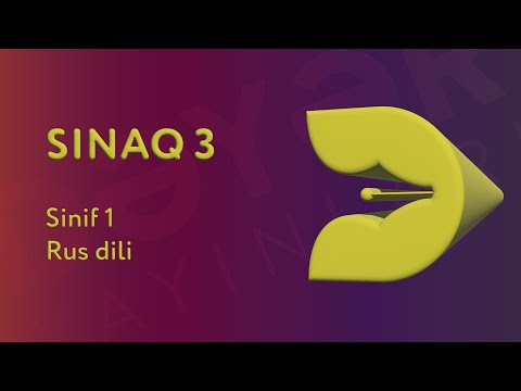Rus dili 1-ci sinif - Sınaq 3