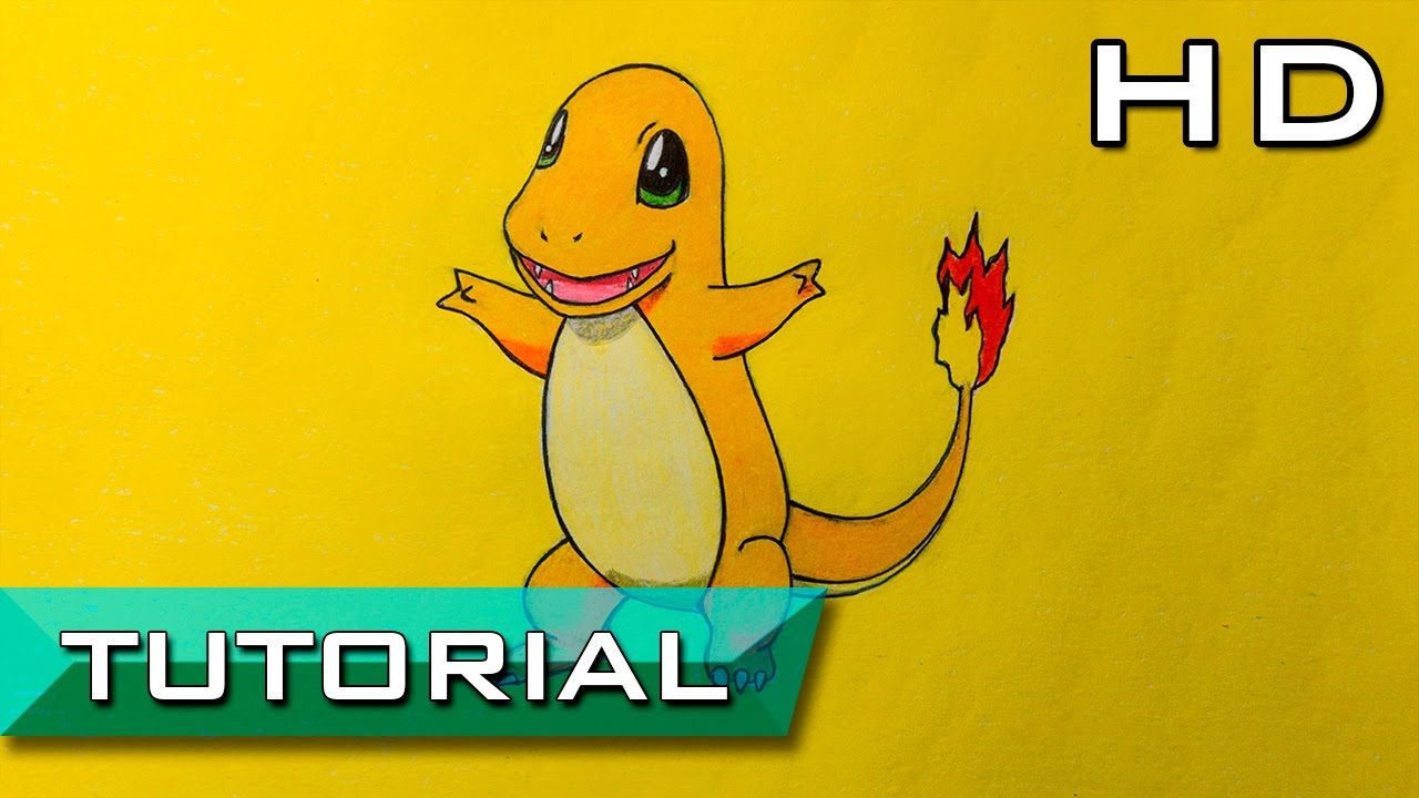 How to Draw Charmander Step by Step for Beginners - Drawing Charmander ...