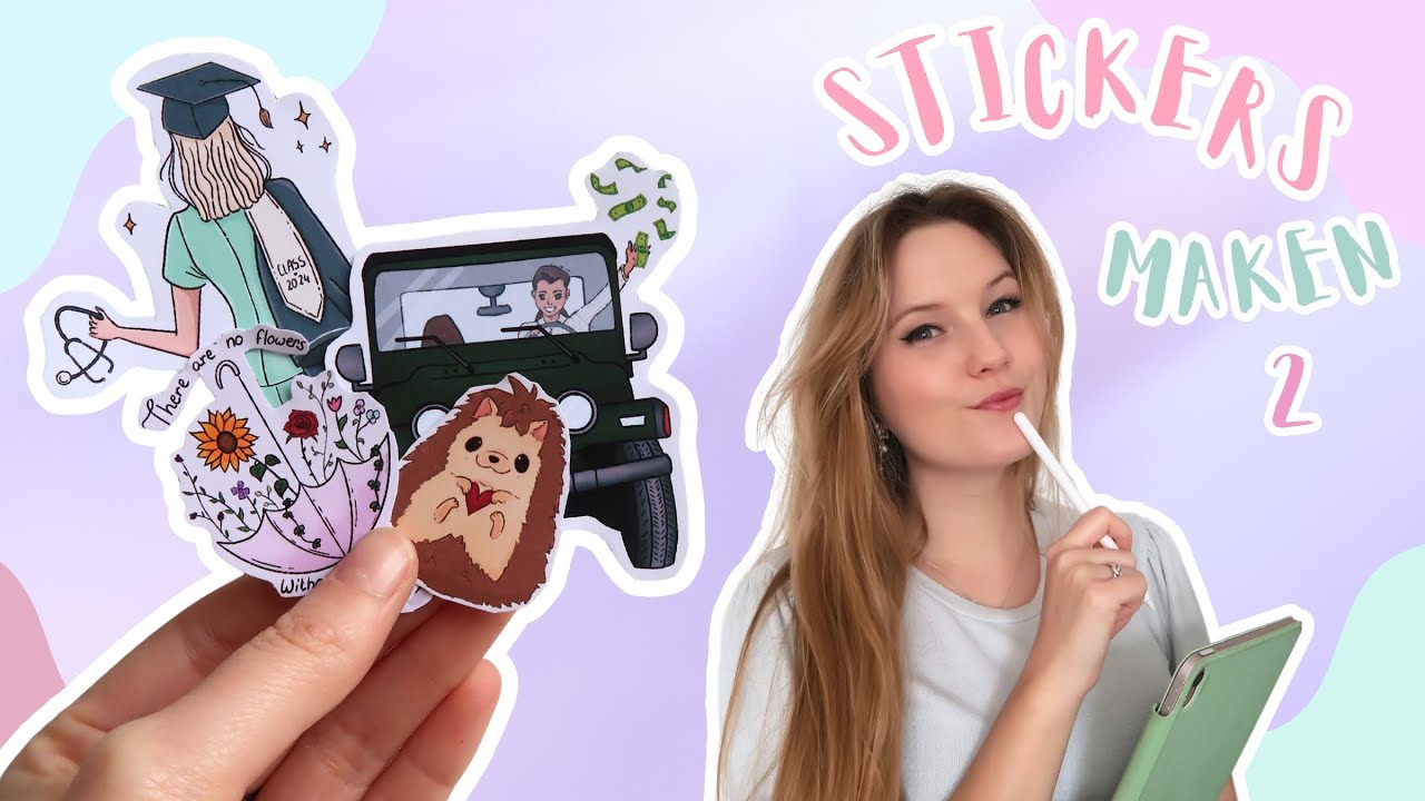 HOE maak je zelf STICKERS ?! - DIY - YouTube