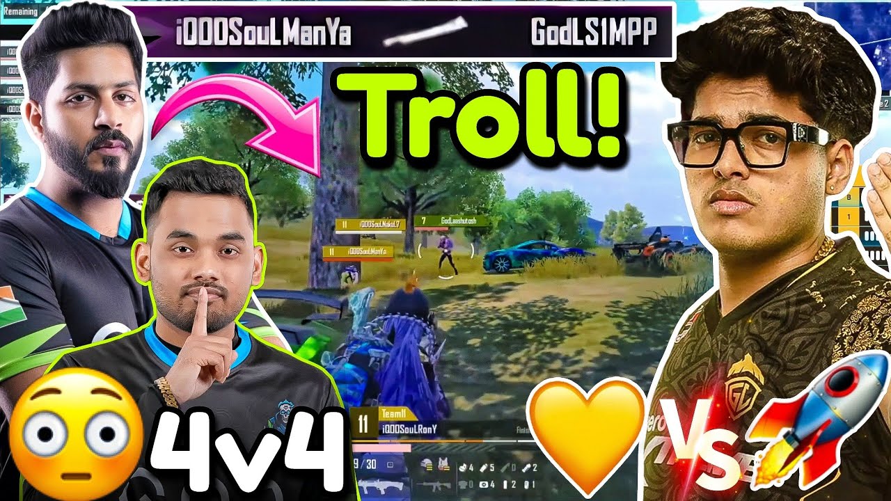 🇮🇳GodLike wipe SouL in Seconds 🚀🥵 SouL Mayavi Troll Simp🍳😱 - YouTube