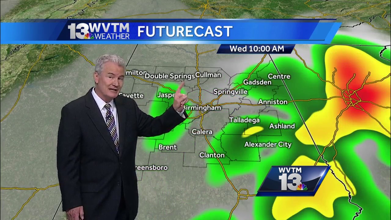 Jerry Tracey's forecast for Tuesday, severe weather outlook for ...