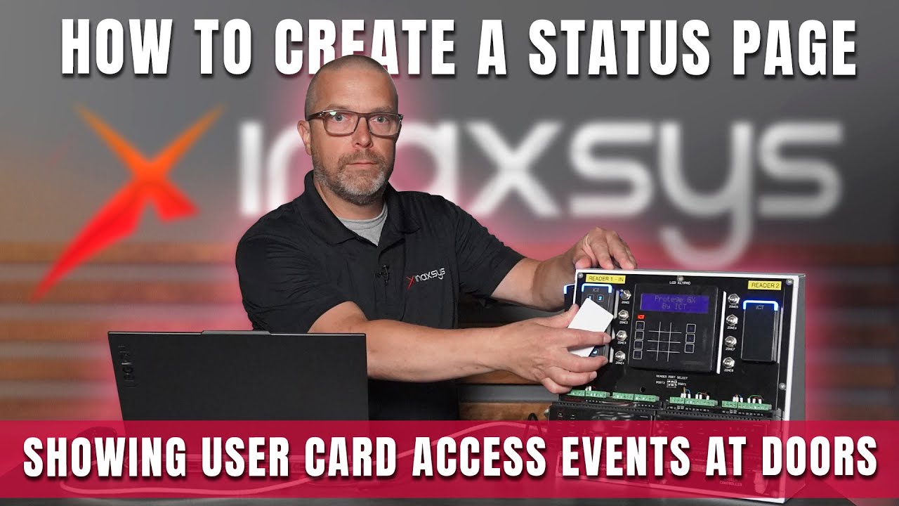 How to Create a status Page Showing User Card Access Events at Doors ...