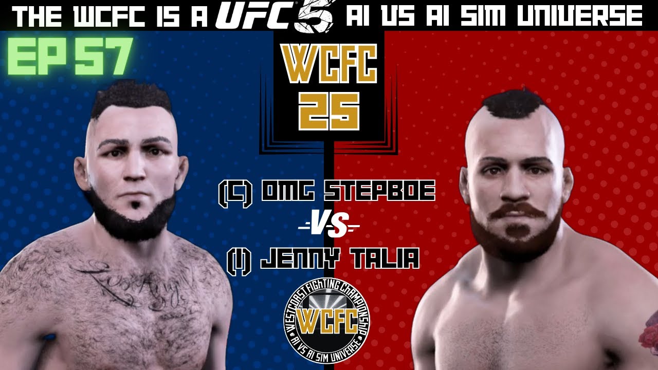 UFC 5 Universe Mode | WCFC 25 - 5 Round Banger In The Main Event! - YouTube