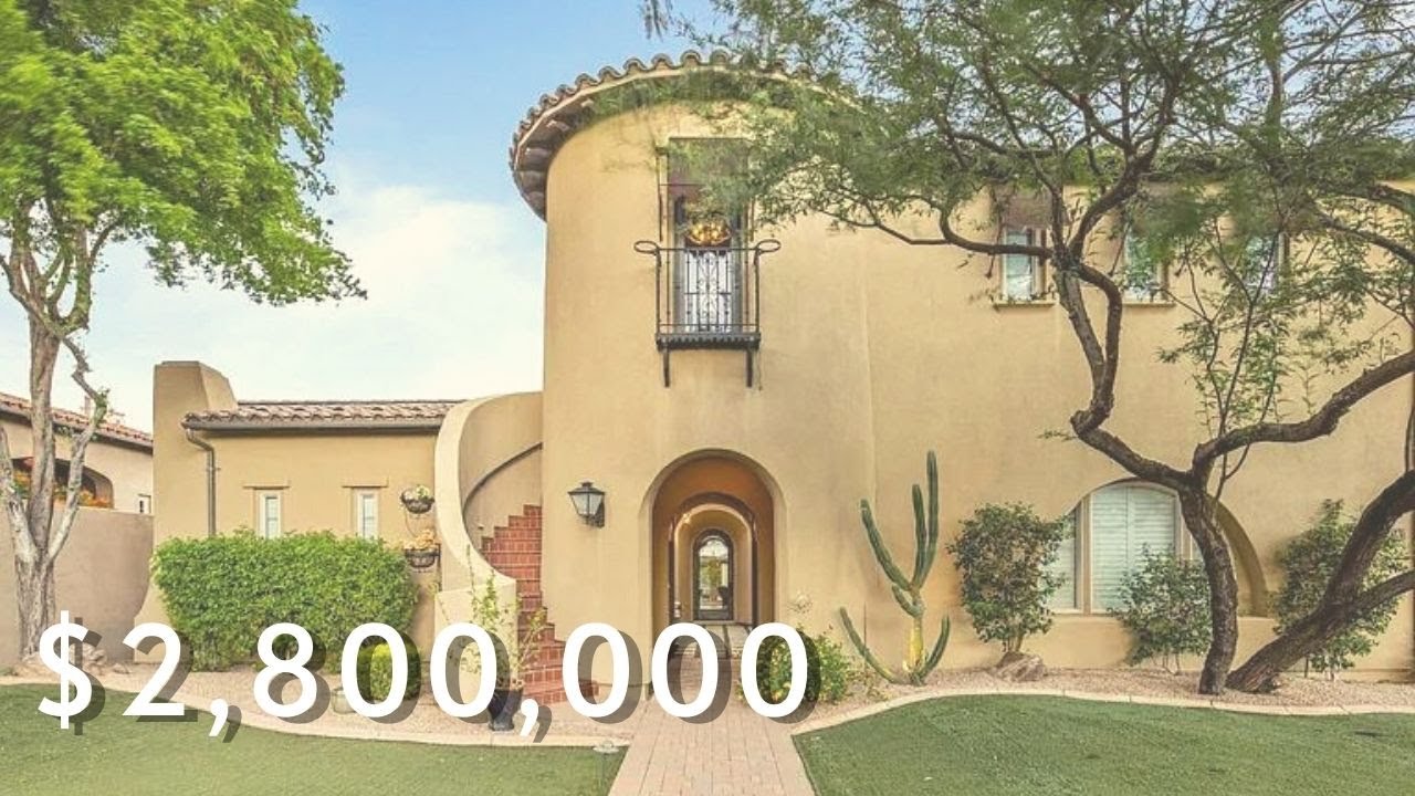 Inside a $2.8 Million Dollar Luxury Scottsdale, Arizona Home - YouTube