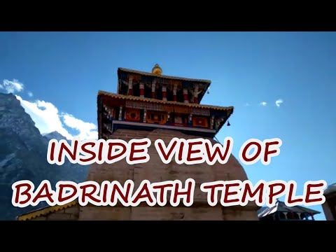 Badrinath Temple Inside View | Badrinath Temple Uttarakhand - YouTube