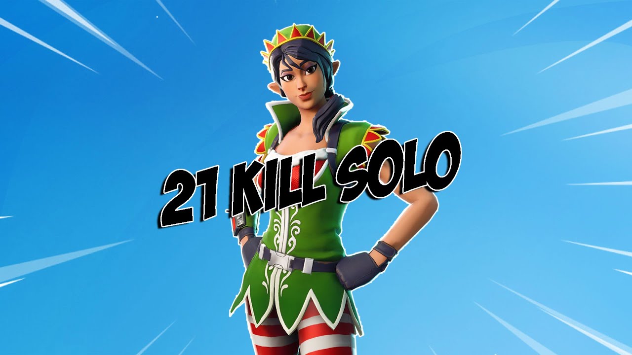 21 KILL SOLO WIN (FORTNITE BATTLE ROYALE) - YouTube