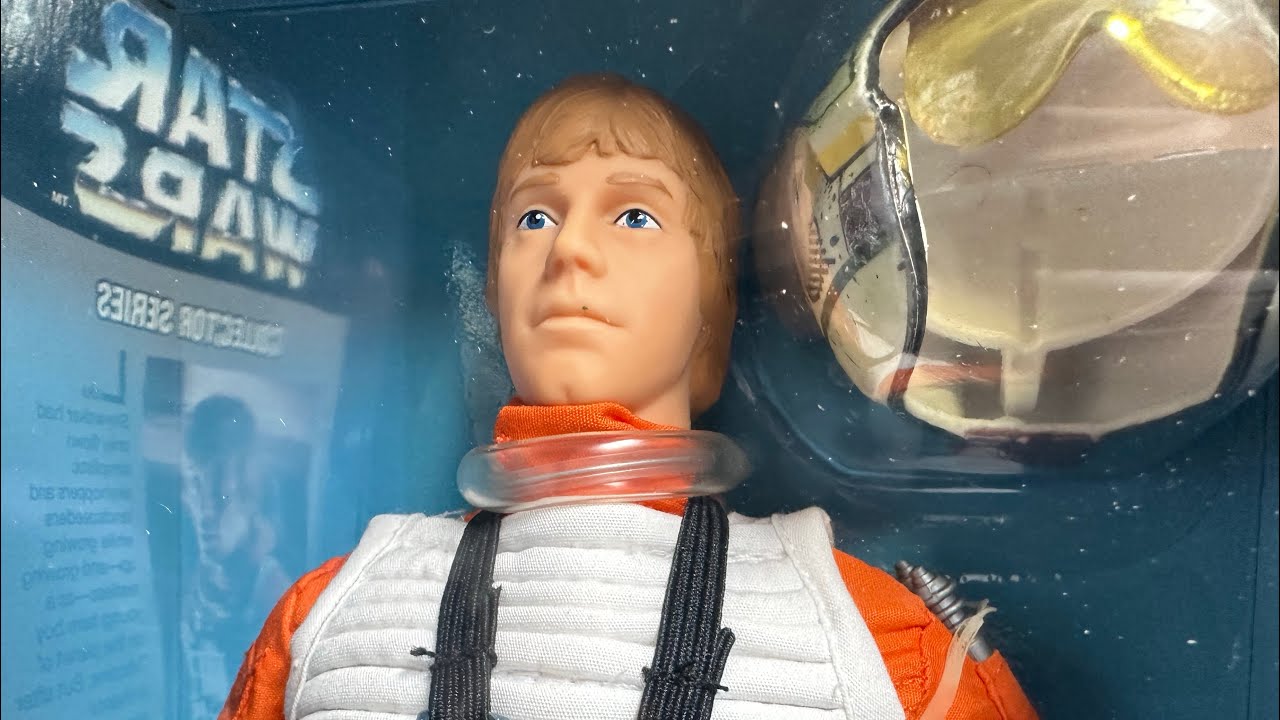 STAR WARS (1996) LUKE SKYWALKER IN X-WING GEAR FIGURE !!! - YouTube