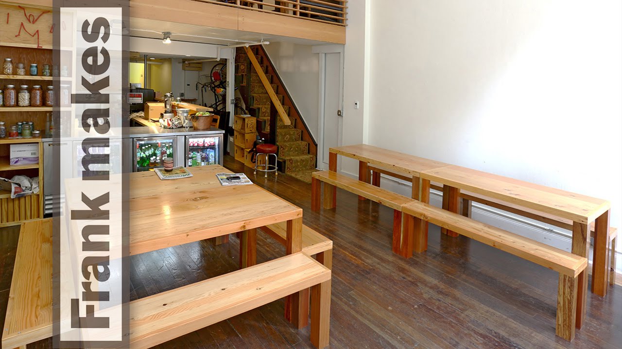 Studio Jelly Part 3 tables and benches - YouTube