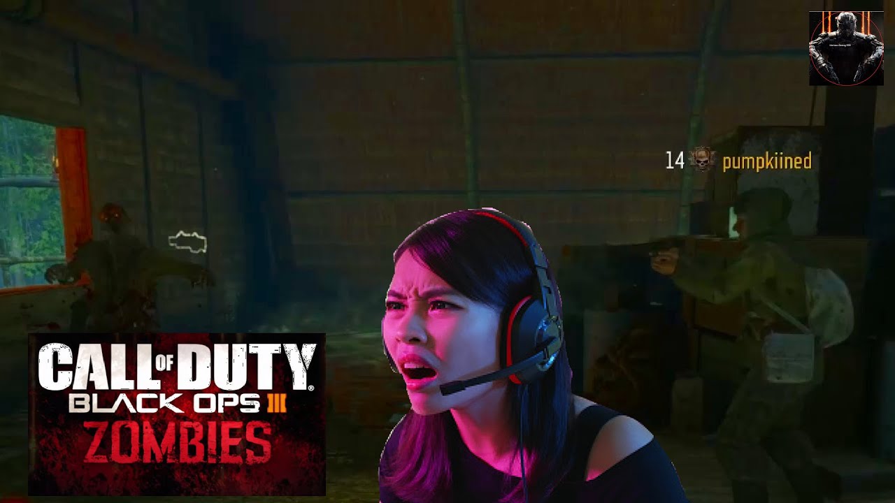 GAMER GIRL PLAYS ZOMBIES CHRONICLES | BLACK OPS III ZOMBIES TOMFOOLERY ...