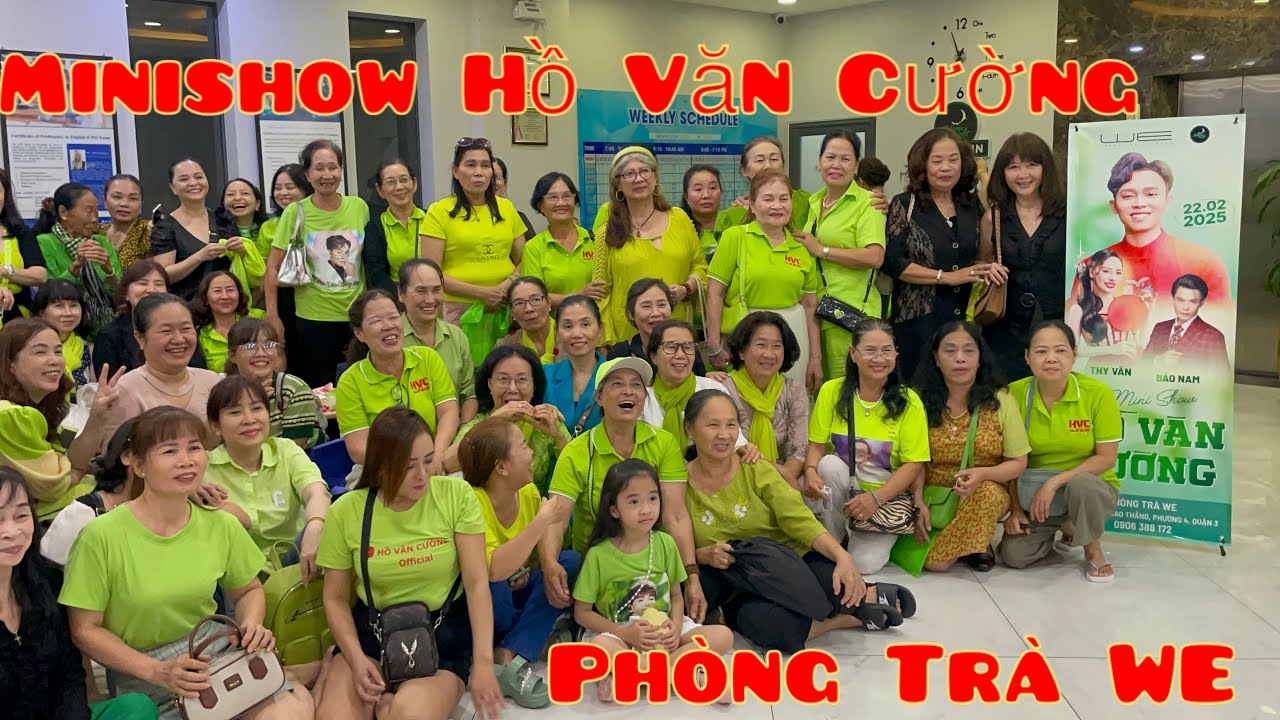 Minishow Hồ Văn Cường Phòng Trà We - Xanh Đọt Chuối Quá Đông Vui - YouTube