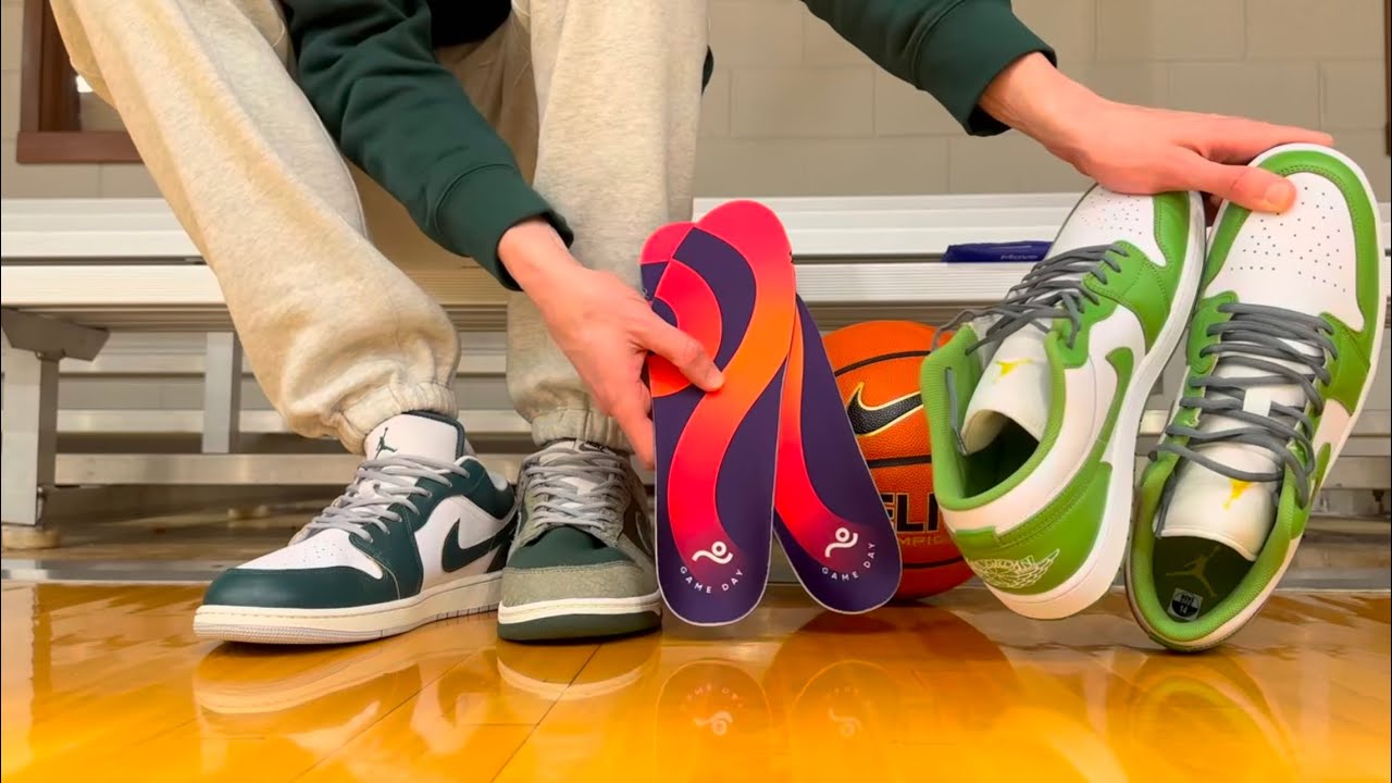 MOVE GAME DAY INSOLES in AIR JORDAN 1 LOW SE like a MICHIGAN STATE ...