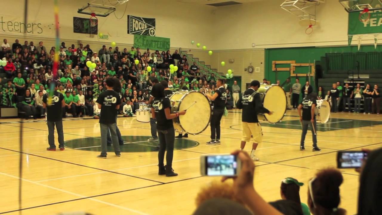 High School Pep Rally! - YouTube