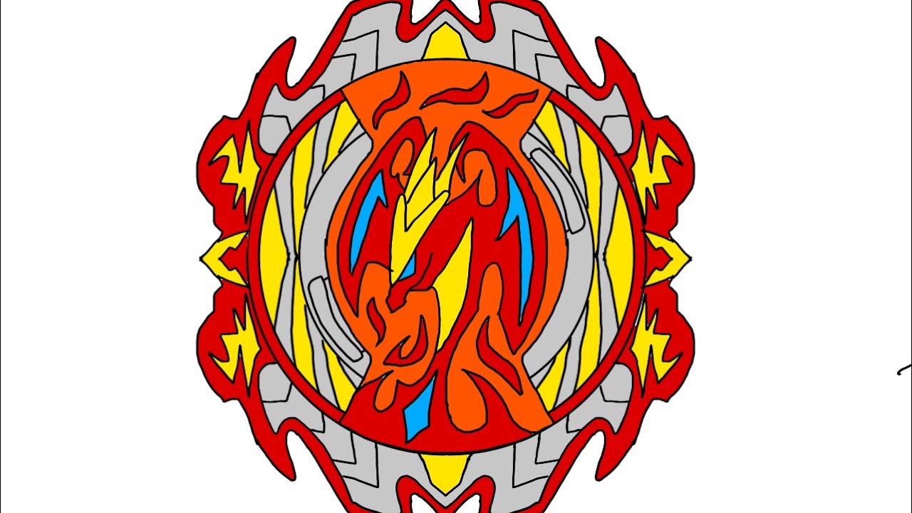 How to Digitally Draw Beyblades!! - YouTube