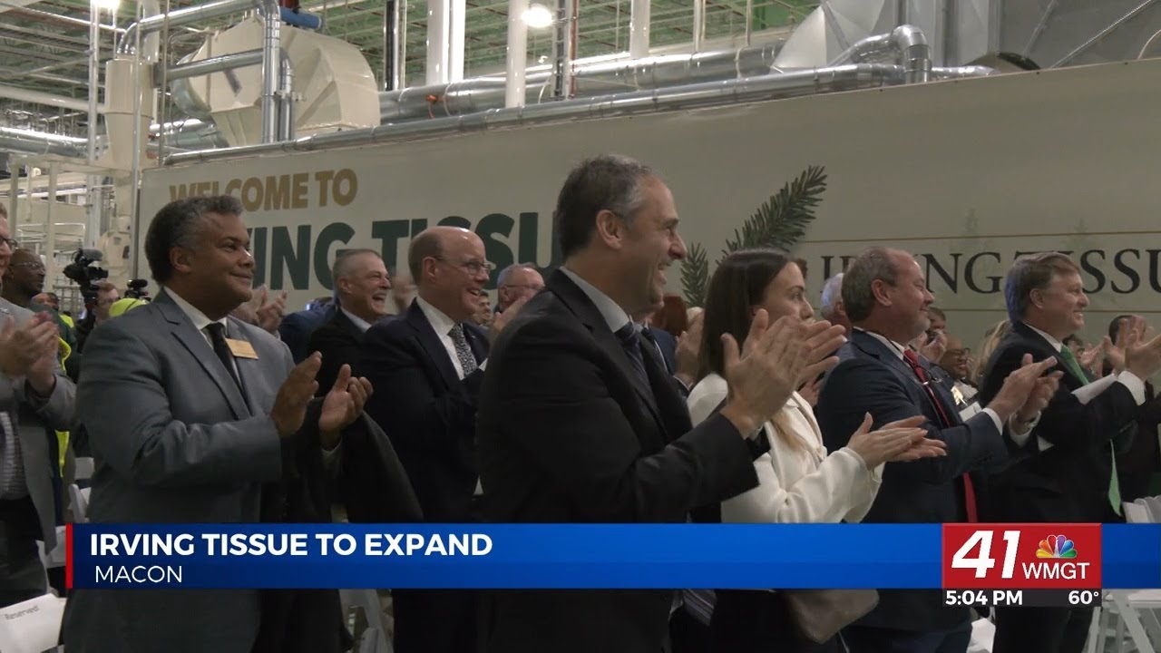 Irving Tissue in Macon announces $600 million expansion, creating 100 ...