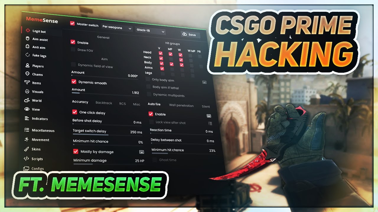 🔴 no stack, no elo | CS2 Premier Cheating w/ memesense.gg - YouTube