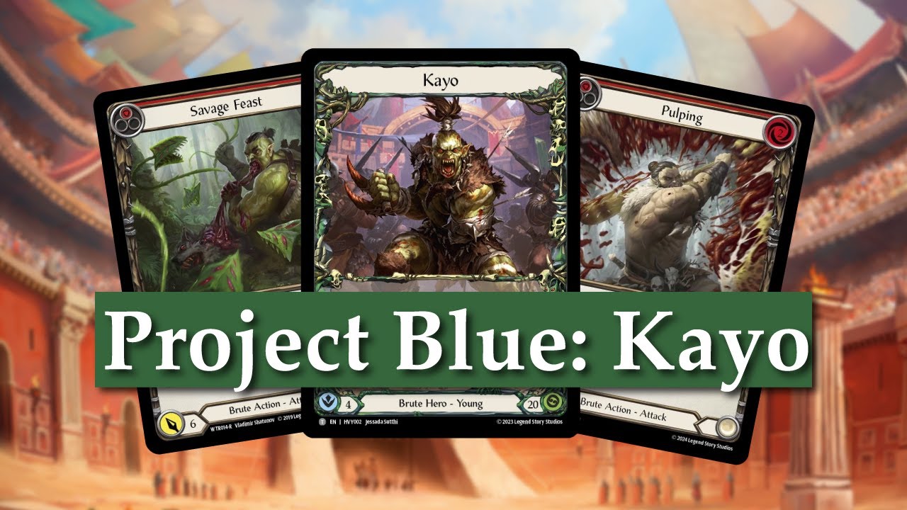 Project Blue (Budget) Kayo: Deck Tech + Gameplay (Flesh and Blood TCG ...