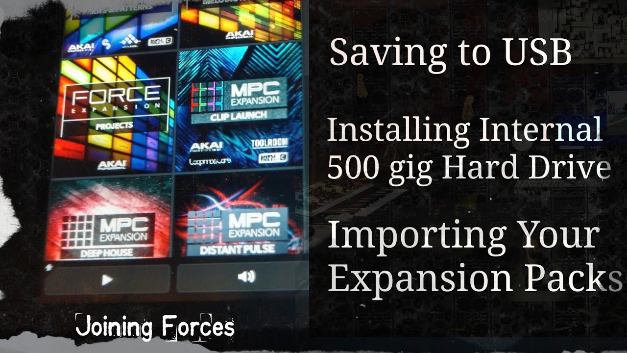 Akai Force and Importing Your MPC Expansions! - YouTube