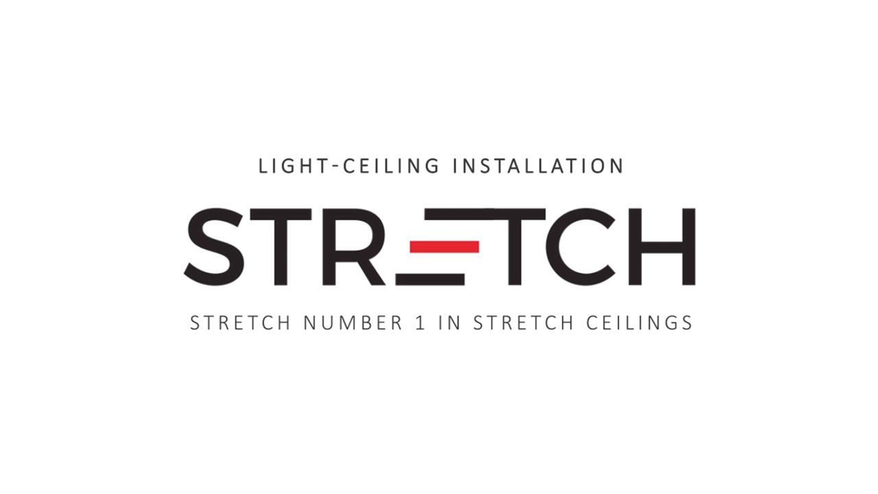 Illuminated STRETCH ceiling installation video - YouTube