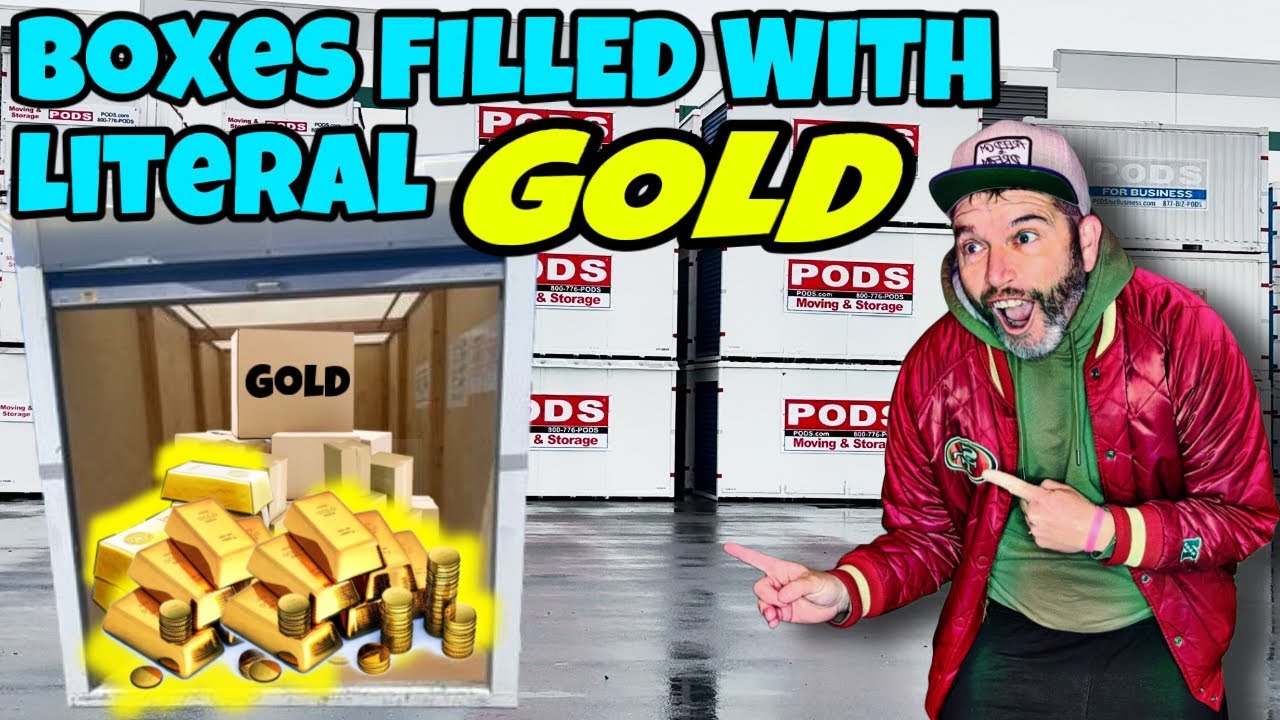 Boxes Filled W/ LITERAL GOLD in storage unit Fortunes revealed in ...