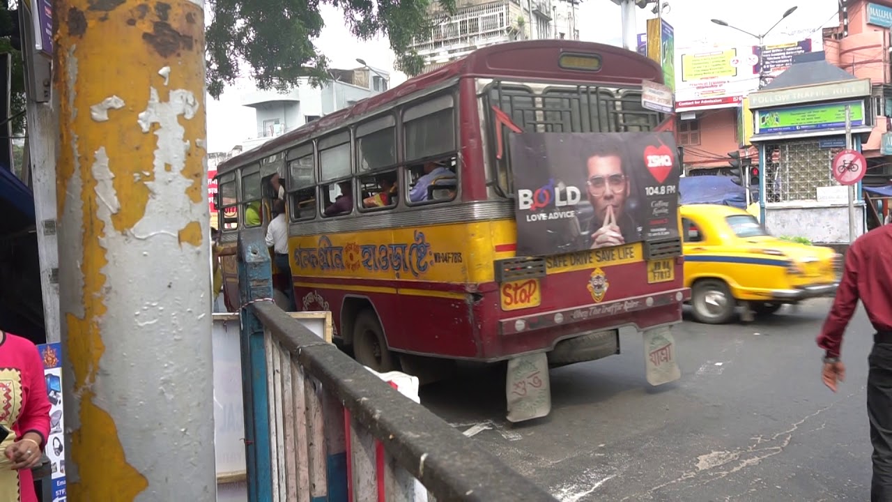 Royalty Free Video Footage | Mini bus stop at kolkata - YouTube