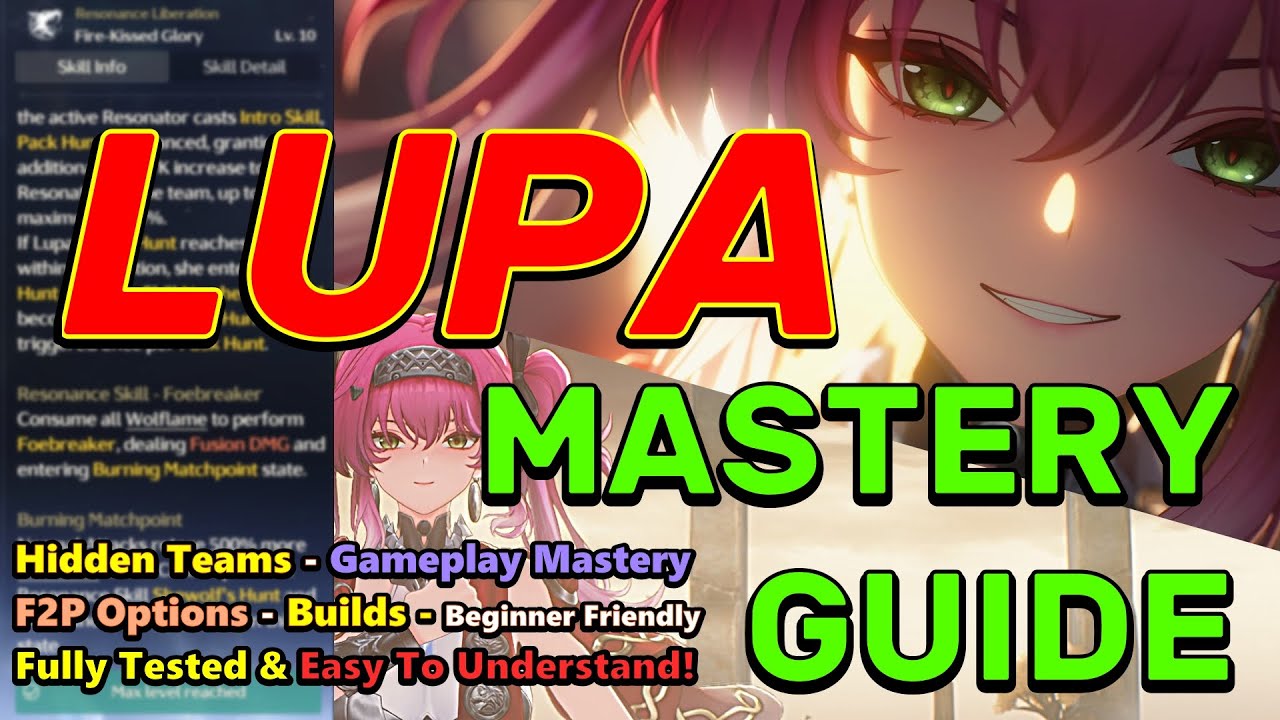 LUPA MASTER GUIDE: Fusion/Non-Fusion Teams, Main & Sub DPS, Build ...