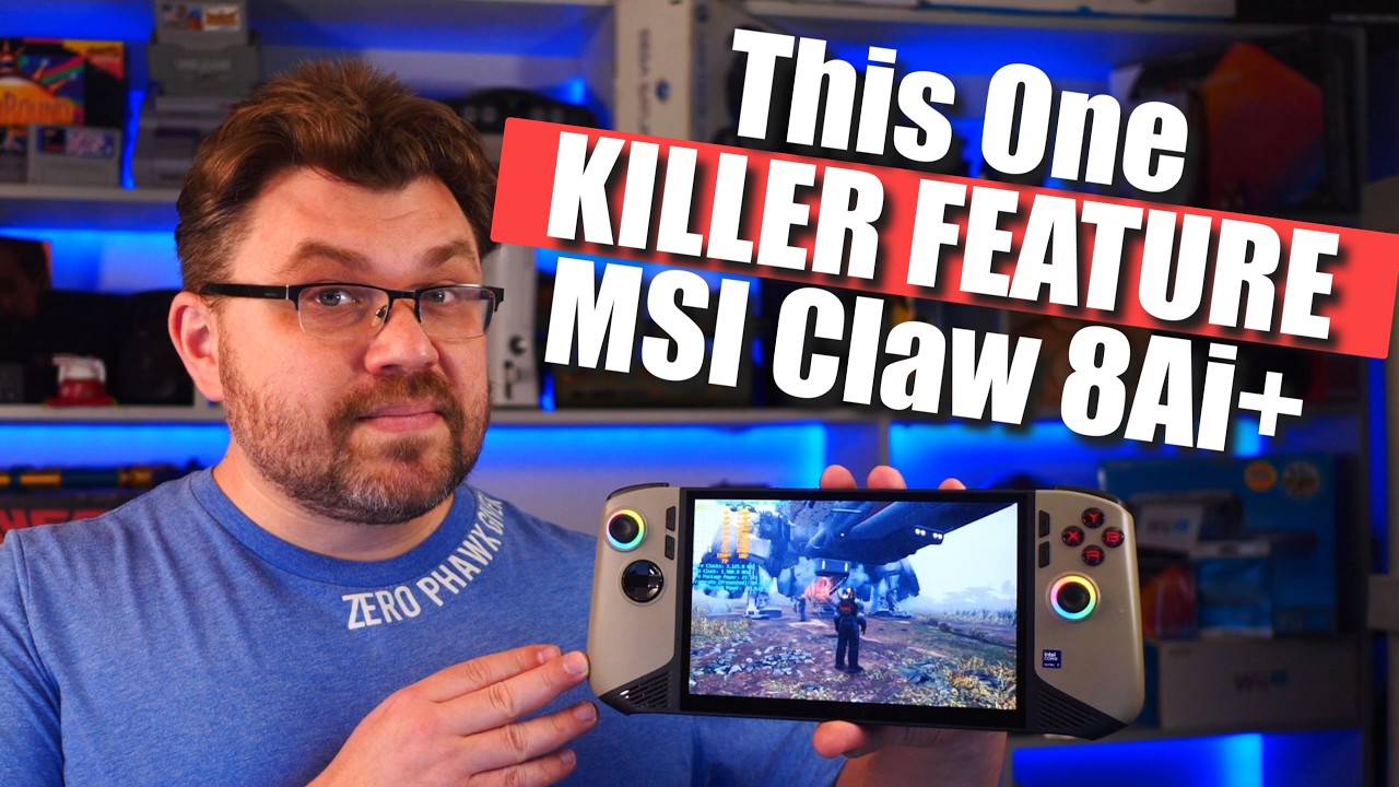 MSI Claw 8 Ai+ has ONE Killer Feature - The Definitive Review - YouTube