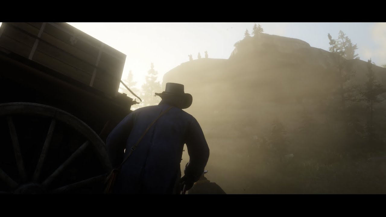 Arthur sees the strangers on hill #rdr2 - YouTube