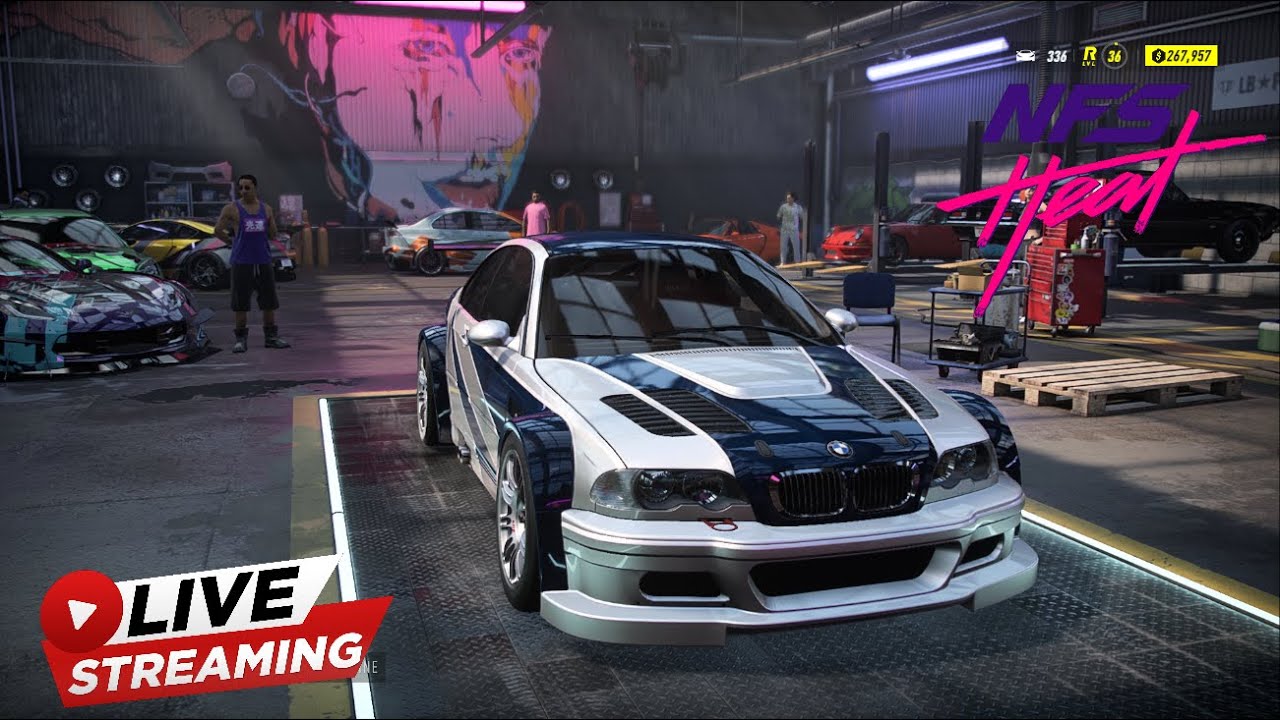 NFS HEAT Kita upgrade mesin V8 dan push LV yok mabarrr - YouTube
