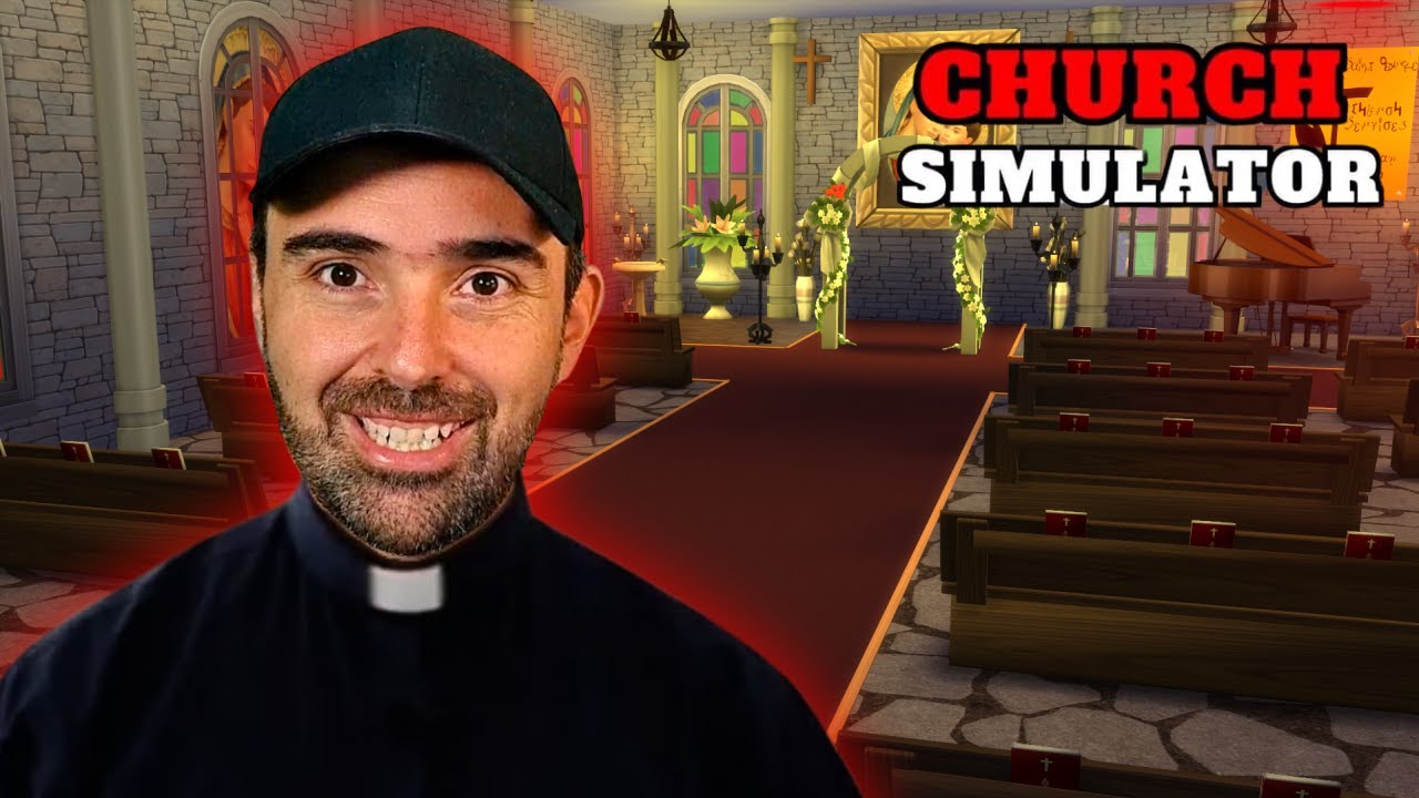 Me tornei um padre de uma igrejinha - Gameplay Church Simulator - YouTube