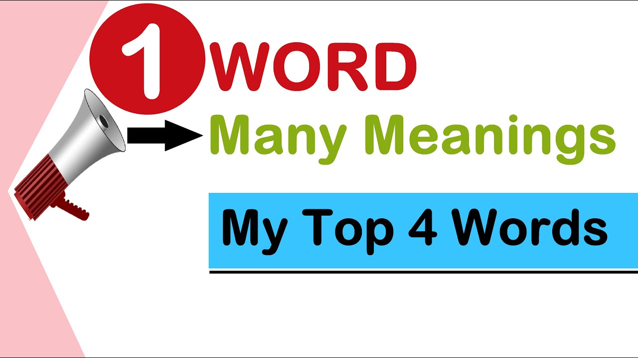 One Word - Many Meanings | Learn German in Urdu/Hindi - YouTube