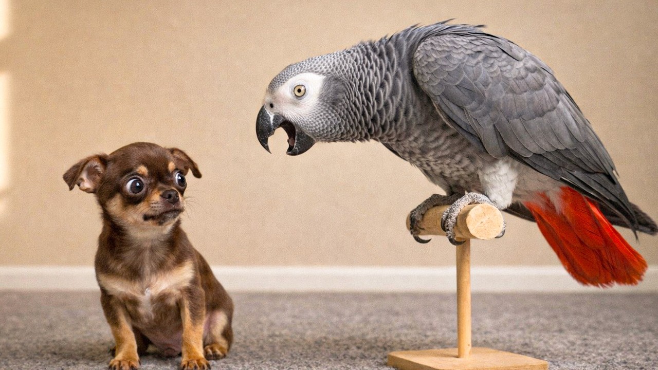 Smartest Talking Parrots vs Dogs: The Funniest Reactions Ever 😂🦜 - YouTube