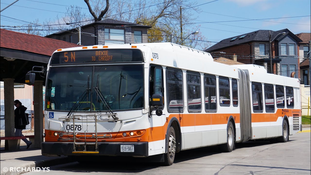 [Ride] MiWay NFI D60LFR 0878 on route 5 'Dixie' - YouTube