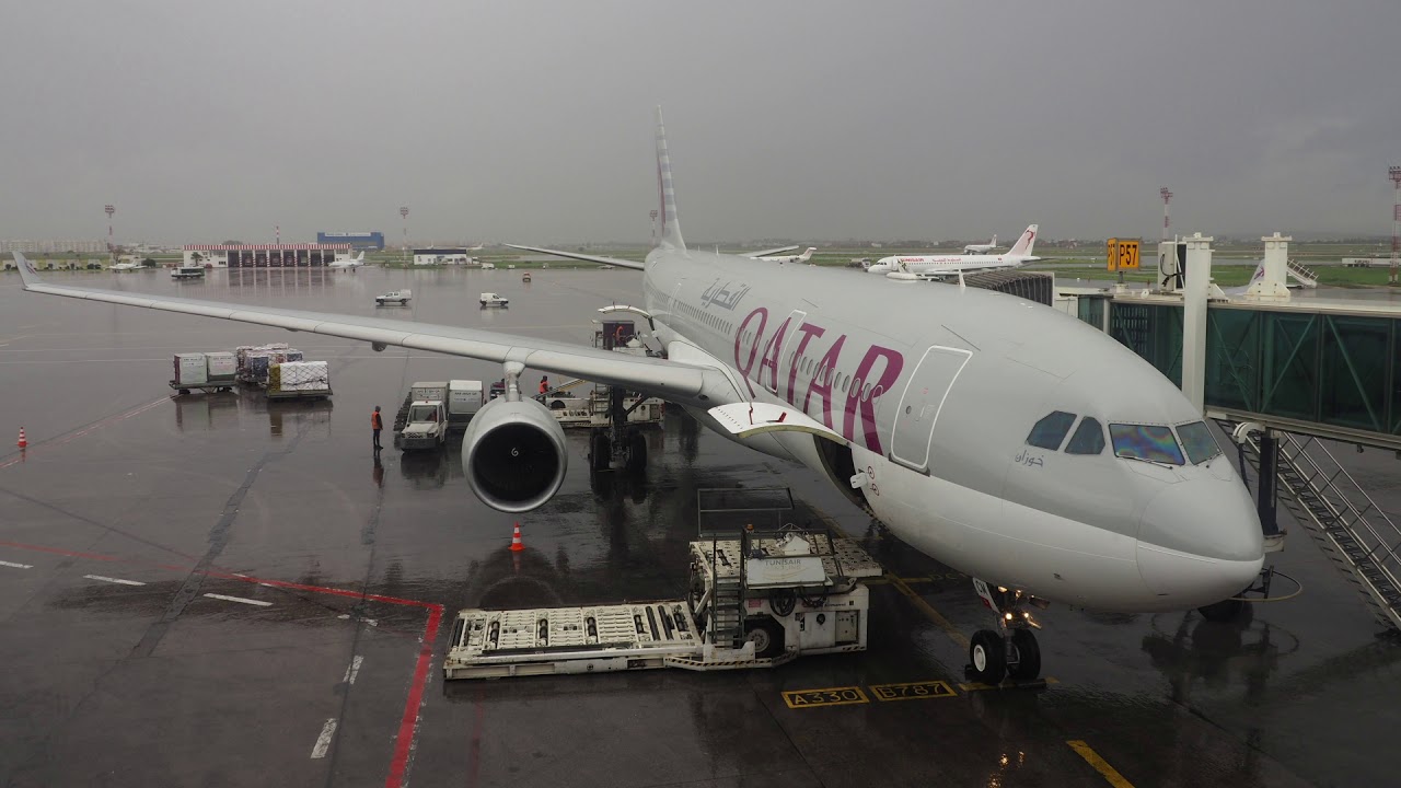 2018/03/23 Qatar Airways 1400 Announcement: Tunis - Doha - YouTube
