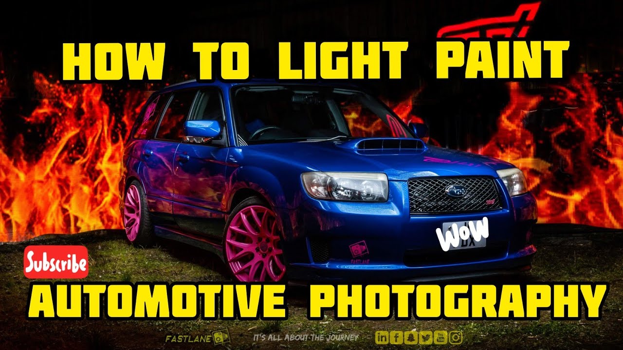 HOW TO LIGHT PAINT ( AUTOMOTIVE PHOTOGRAPHY ) - YouTube